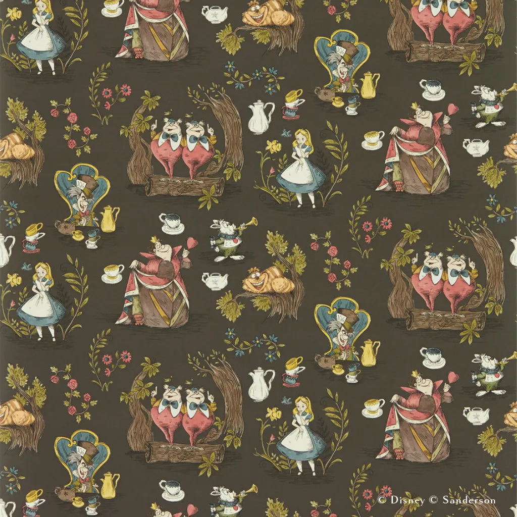 Sanderson / Disney Home X Sanderson Wallpapers / ALICE IN WONDERLAND ...