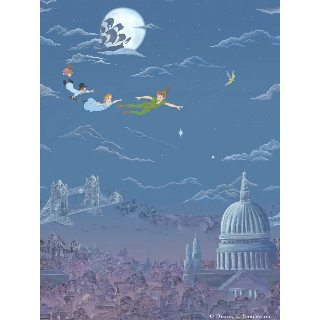 Sanderson / Disney Home X Sanderson Wallpapers / PETER PAN / Evening B ...